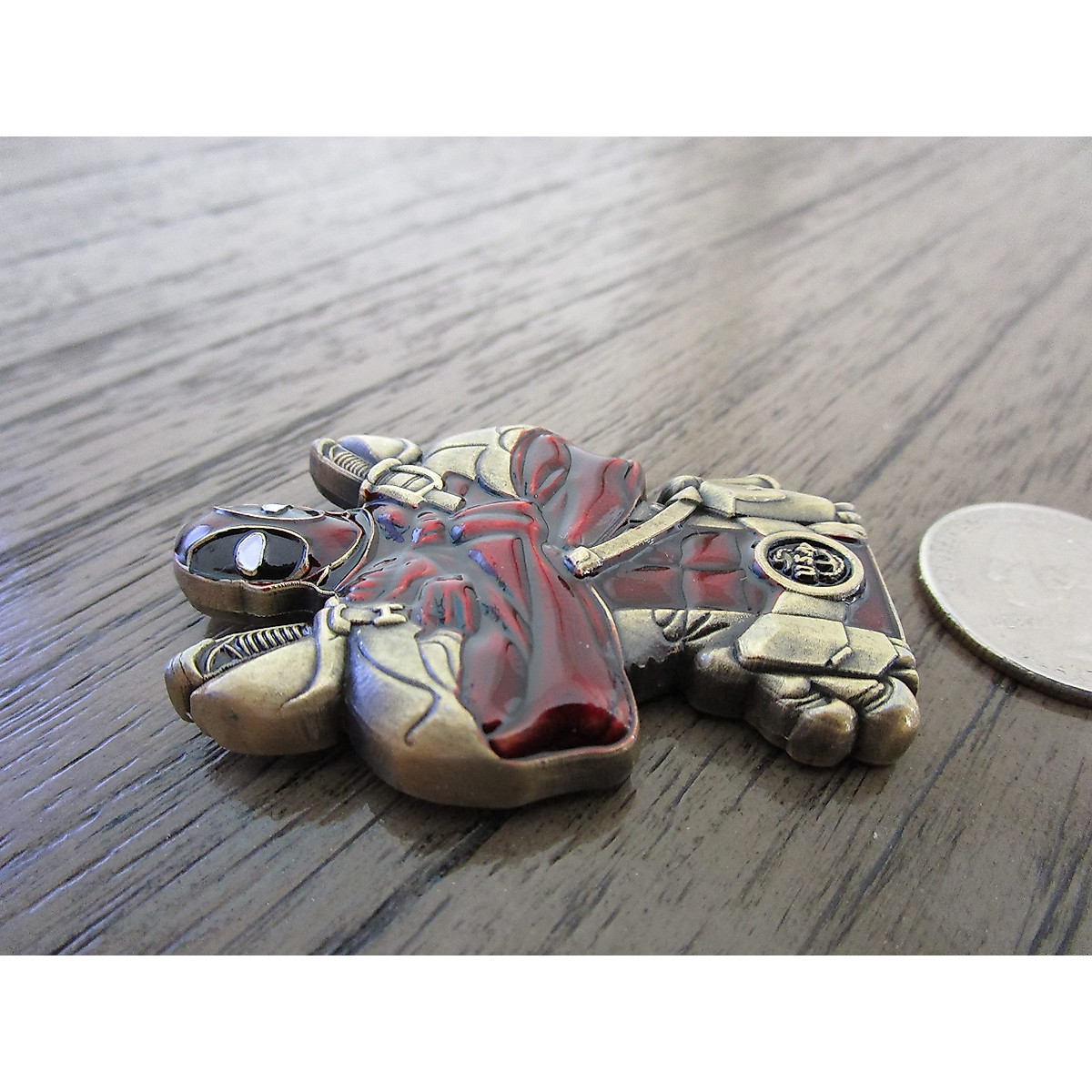 Oneworldtreasures Superhero Deadpool Dead Pool Marvel USN Chief CPO Challenge Coin