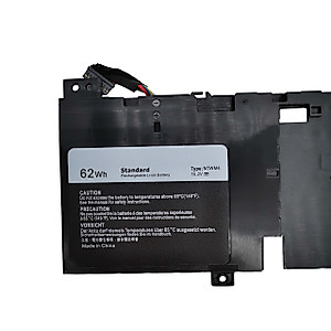 Fully New N1WM4 Replacement Battery Compatible with Dell Alienware 13 R2 13.3" 2VMGK - 62Wh 15.2V