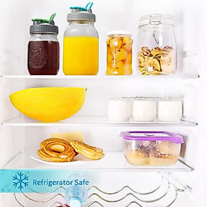 4pcs Regular Mouth Flip Cap Lids for Ball Mason Jar, Leak-free and Airtight, Easy Pouring Spout (Jars Not Included)