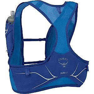 Osprey Duro LT Men's Running Hydration Vest with Hydraulics Soft Flasks, Dark Charcoal Grey, Medium