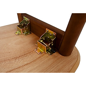 Wood Folding Coffee Table Space Saving Side Table