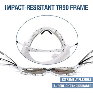 DUCO Kids Sunglasses Youth Baseball Sun Glasses Lightweight TR90 Frame UV400 Sports Cycling Shades for Boys Girls DK268