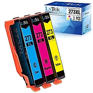 LxTek Remanufactured Ink Cartridge Replacement for 273XL 273 XL to use with XP-820 XP-810 XP-620 XP-610 XP-600 XP-520 Printer (3 Pack, 1 Cyan, 1 Magenta, 1 Yellow)