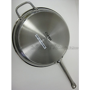Winware SSFP-12NS FryPanSS, 12 Inch, Stainless Steel