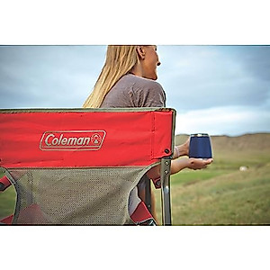 Coleman Chair Steel Deck RED C004