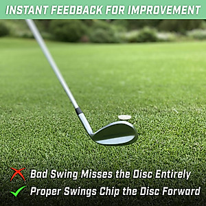 GoSports Golf Pure Strike Golf Training Discs 24 Pack - Eliminate Thin Shots!