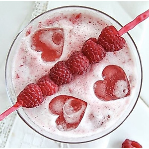 Heart Shaped Ice Cube Trays with Lid, Silicone Heart Mold, Easy Release Ice Trays, 21-Cavity Heart Molds for Ice Cubes, Gelatine, Chocolate, Baking and Candy