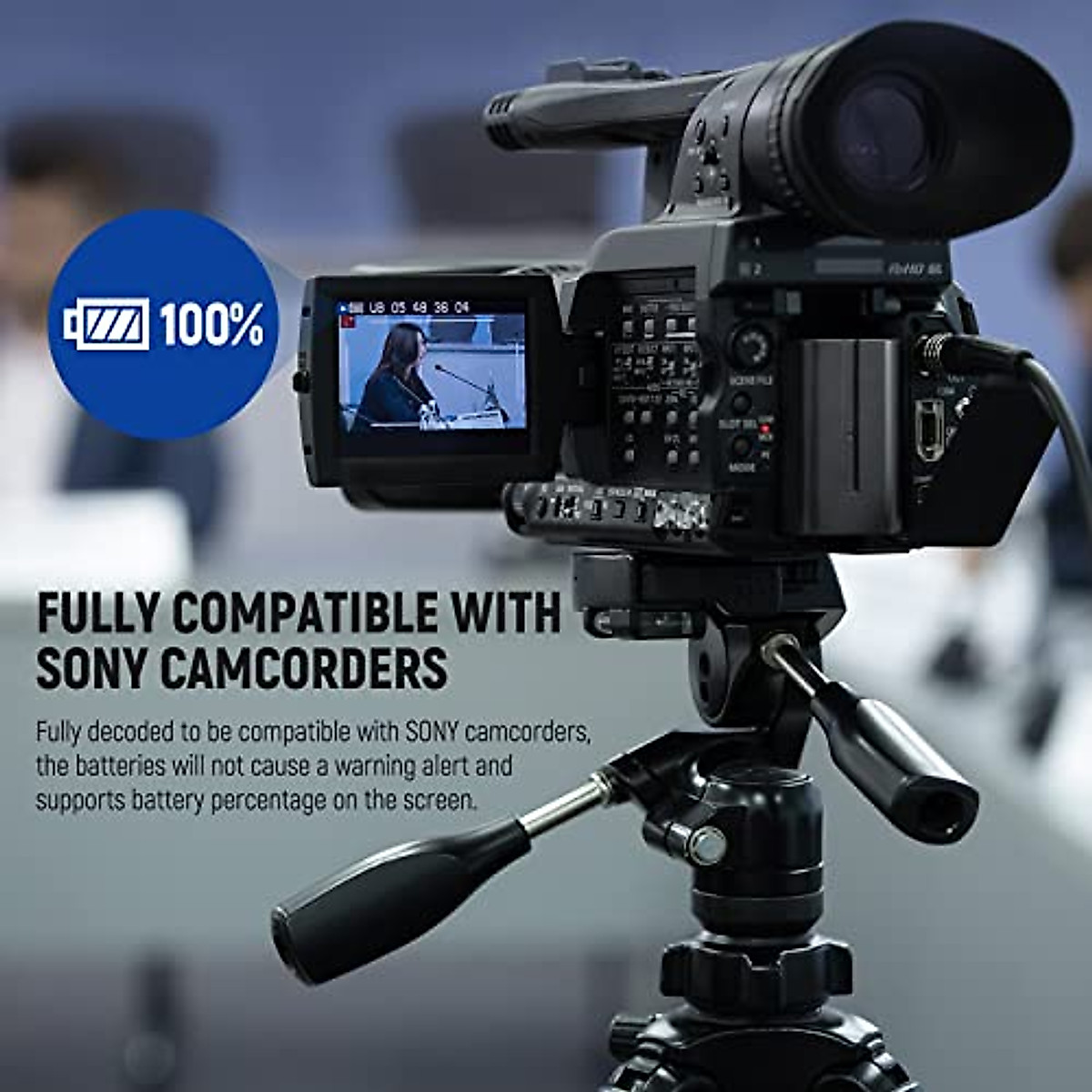 Neewer 4 Packs NP-F750 Replacement Batteries 7.4V 5600mAh with 4 Channel Battery Charger & Power Adapter, Compatible with NP-F550/750/770/970 FM500H QM71D QM91D, Field Monitor, Video Light