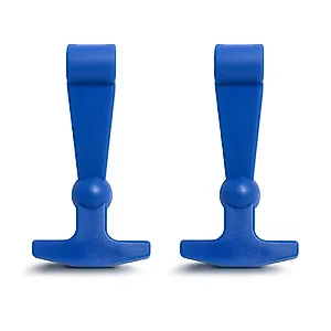 Blue Cooler Latches Replacement for Yeti, RTIC, Lid Latch Parts Compatible with Yeti Coolers T-Latches Made of Premium Hard Durable Rubber (2 Pack)