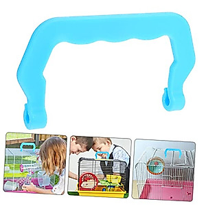 Balacoo 30 pcs cage Handle Plastic cage Lifting Durable Handles for Pet Cage Carrier Rabbit Dog Hard- Sided Carriers Critter Nation Cage Lifting Handle Travel Chinchilla Squirrel