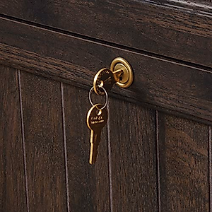 Sauder Costa Lateral File, Coffee Oak finish