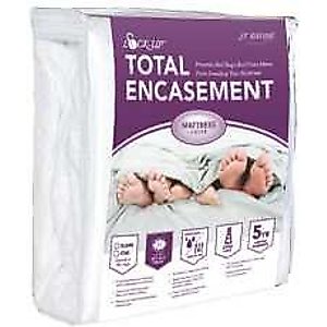 JT Eaton Lock-Up Twin Stretch-Knit Polyester Mattress Cover
