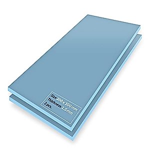 ARCTIC TP-3: Premium Performance Thermal Pad, 200 x 100 x 1.5 mm (Stackable to 2.0 mm Without Performance Loss), 2 Pieces - High Performance, Particularly Soft, Ideal Gap Filler, Bridging Gaps