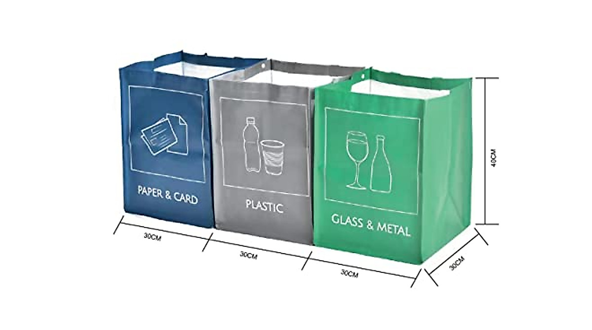 YOUNG DA Reusable Recycle Bin Bags for Easy Waste Sorting