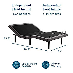 LUCID 10 Inch Memory Foam Medium-Plush - Gel Infusion – Hypoallergenic Bamboo Charcoal- Queen Size Mattress
