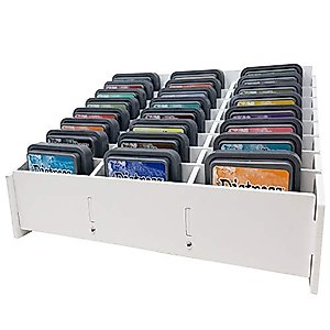 Pixiss Ink Pad Storage Holder and Stamp Pad Storage for Distress Oxide Ink and Others Sits Horizontal or Vertical - Stores 24 Ink Pads Craft Storage Organizer