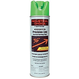 Rust-Oleum Industrial Choice Fluorescent Green Field Marking Paint 17 oz.