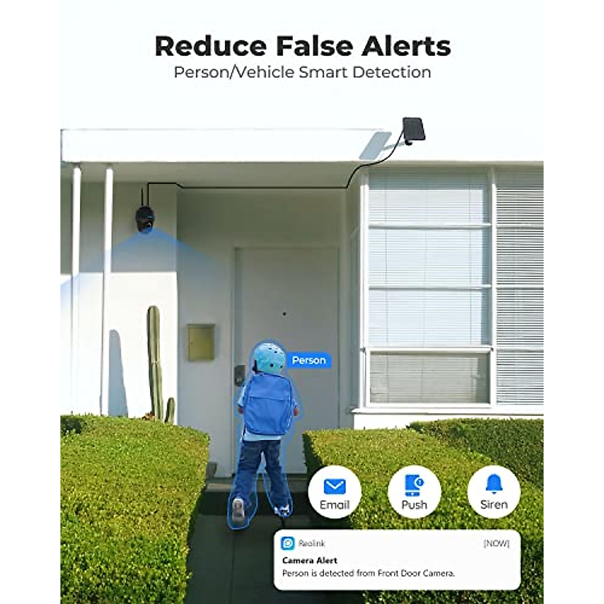 REOLINK 2K Security Camera System Wireless Outdoor, Pan Tilt Battery Solar Cam with 2.4/5GHz Dual-Band WiFi, Smart Detection, Time Lapse, 2-Way Talk, No Hub Needed, Argus PT with Solar Panel (Black)