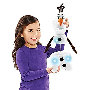 Frozen Disney Pull Apart Olaf Plush with Lights and Sounds, Kids Toys for Ages 3 Up, Amazon Exclusive by Just Play
