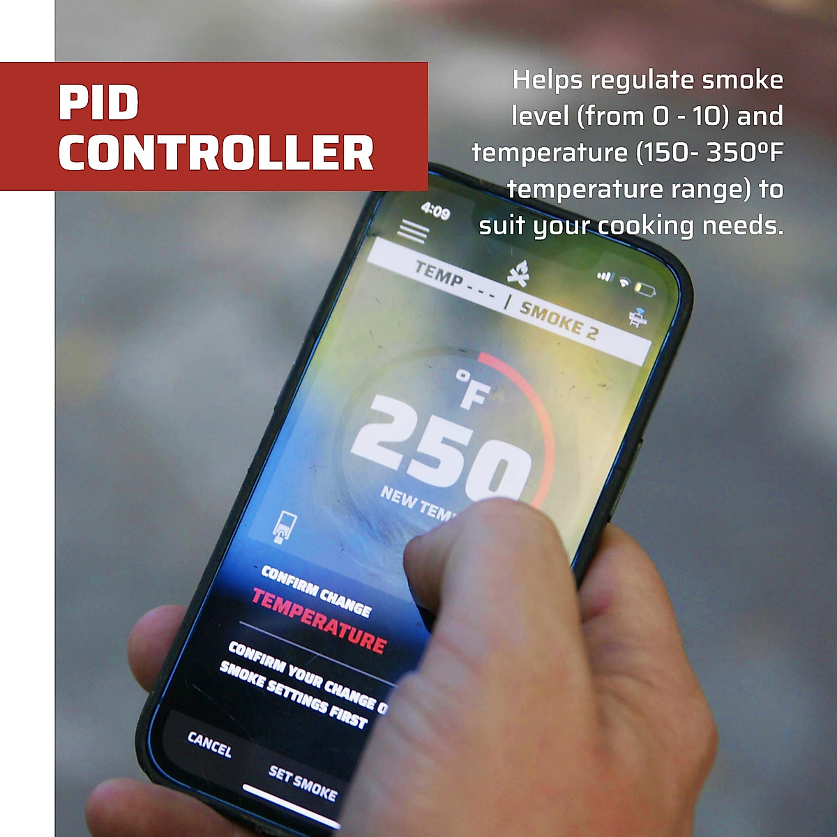 Camp Chef XXL Pro Vertical Smoker - Wifi Enabled & Precise Temp Control - Outdoor Cooking Equipment - Grey