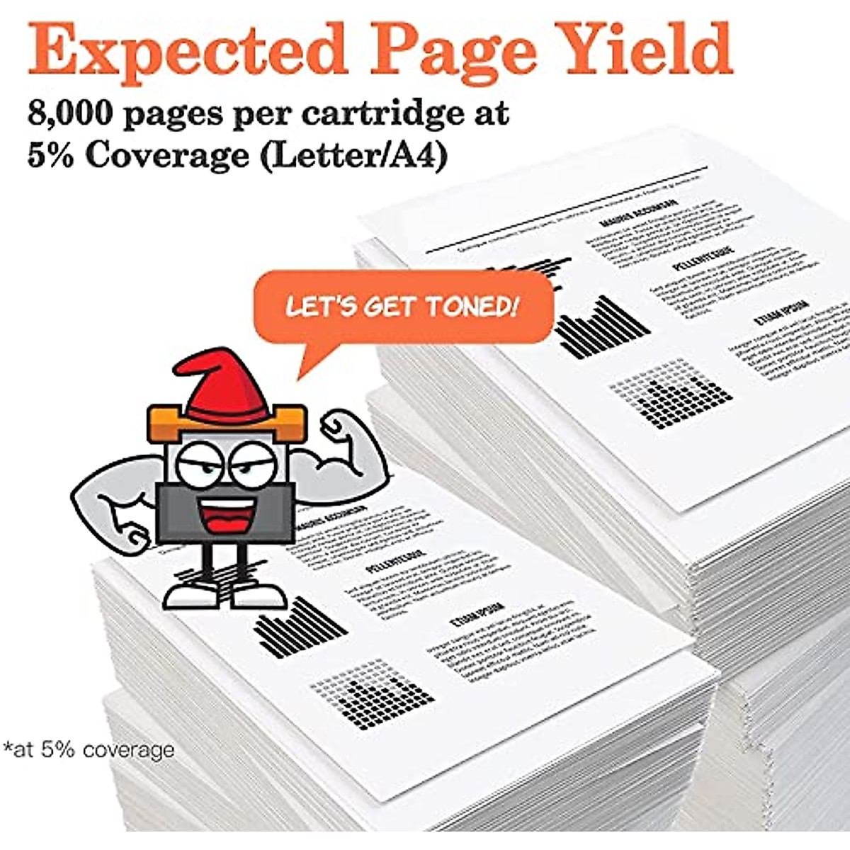 TONERNEEDS TN 850 Toner Cartridge - Black Ink Replacement Cartridges for TN850 & TN880 - High Yield Use - Compatible with Brother Printer HL-L6200DW MFC-L5850DW L5200DW L5700DW - (Pack of 4)