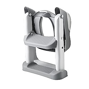 PandaEar Potty Training Seat Toilet with Step Stool Ladder, Kids Boys Girls Toddlers-Comfortable Safe, Anti-Slip Pads Ladder