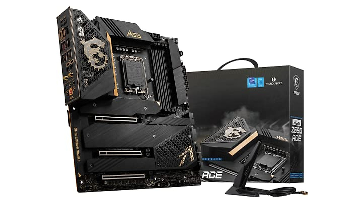 MSI MEG Z690 ACE Gaming Motherboard (E-ATX, 12th Gen Intel Core, LGA ...