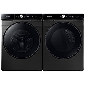 Samsung WF45A6400AV 4.5 Cu. Ft. Brushed Black Large Capacity Smart Dial Front Load Washer