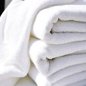 KSC Diamond American Towels & Linens Luxury Turkish Cotton Hotel & Spa Hand Towel 16"x30" Set of 6 100% Ring Spun - Organic Eco-Friendly (Hand Towels, White)