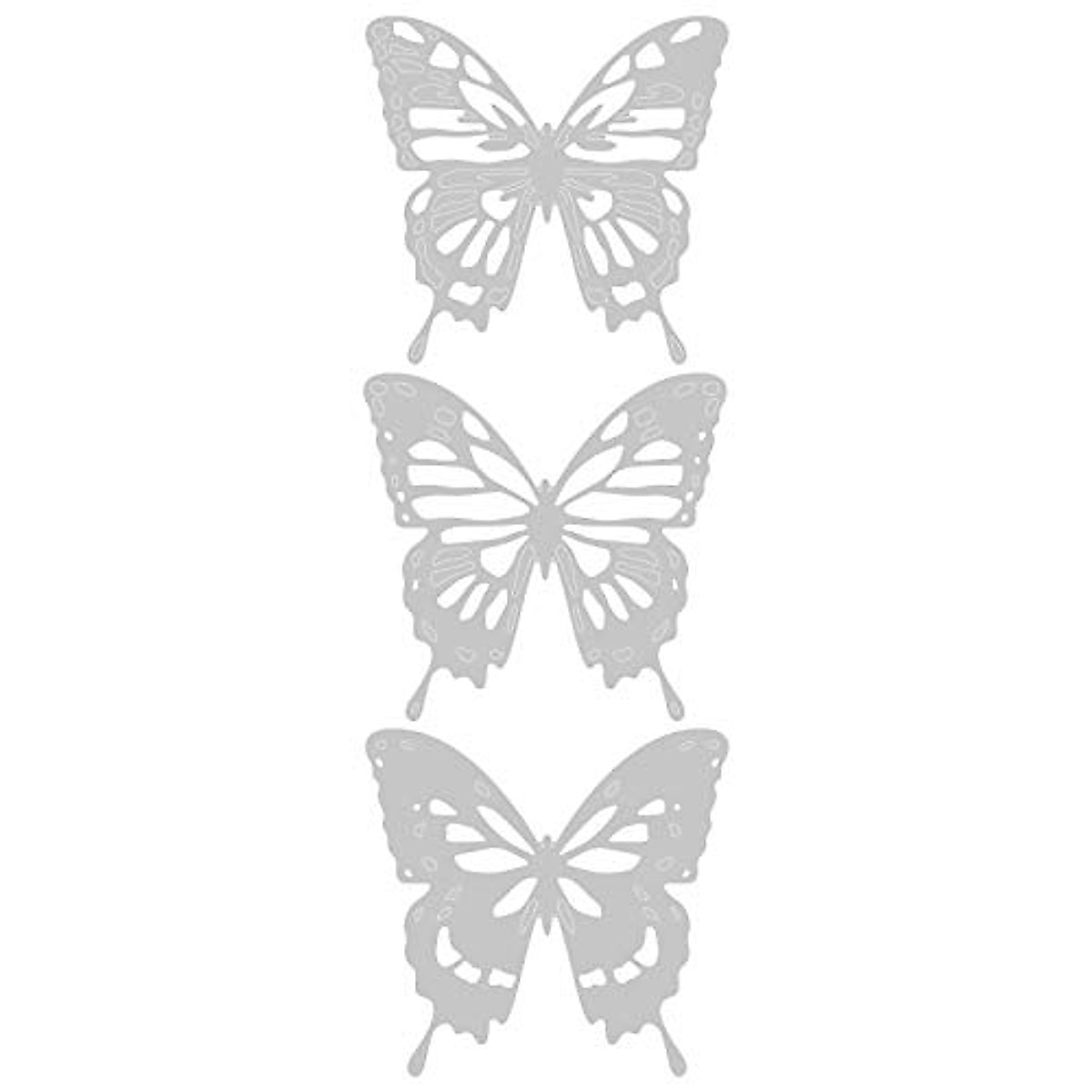 Sizzix Thinlits Die Set 3 Pack Intricate Wings by Jessica Scott, Multicolor