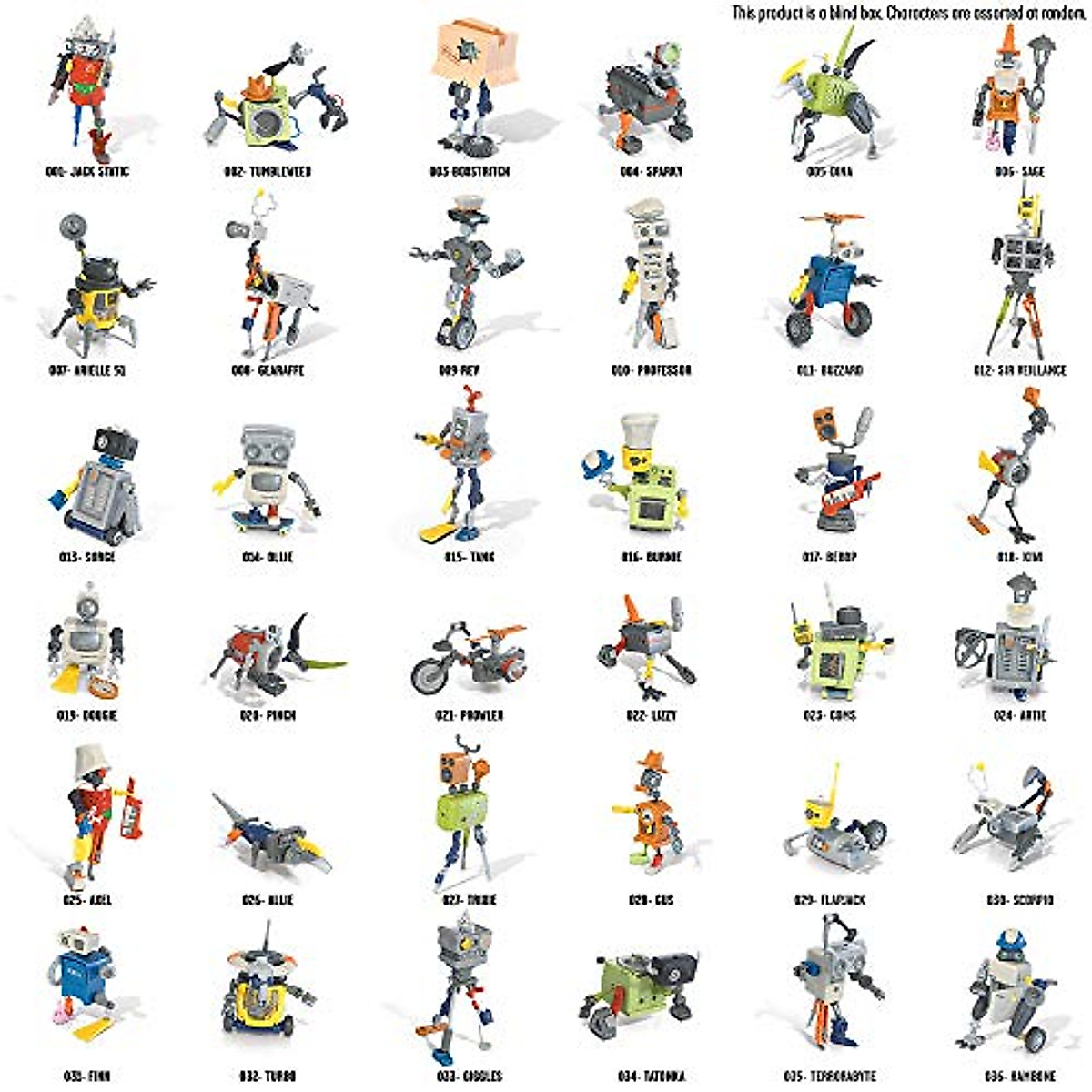 HEXBUG JUNKBOTS - Industrial Dumpster Assortment Kit - Surprise Toys in Every Box LOL with Boys and Girls - Alien Powered Toys for Kids - 50+ Pieces of Action Construction Figures - for Ages 5 and Up