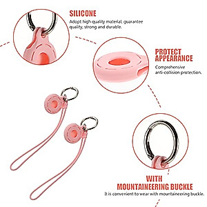 Hemobllo Lids 2PCS Anti- Scratch Cover Silicone Lint Shell Compatible for AirTag Covers