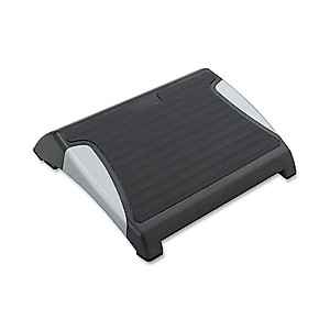 Safco Products 2120BL RestEase Adjustable Footrest (Qty. 1), Black