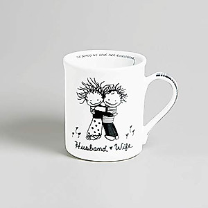 Enesco 4004610 Husband & Wife Mug 16 oz.