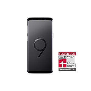 Samsung Galaxy S9 (SM-G960F/DS) 4GB / 64GB 5.8-inches LTE Dual SIM (GSM Only, No CDMA) Factory Unlocked - International Stock No Warranty (Midnight Black, Phone Only)