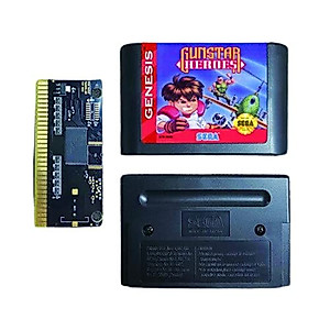 Retro Game Gunstar Heroes 16 Bit MD Game Card For Sega Megadrive Genesis Video Game Console Cartridge (NTSC-U)