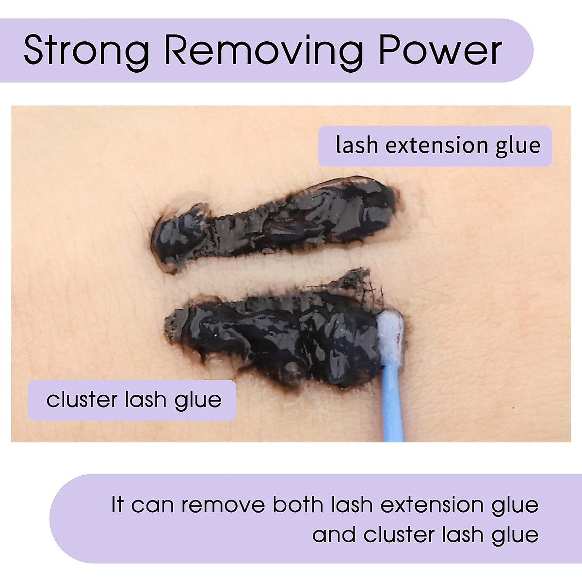 2 Style DIY Lash Clusters C/D Curl Soft and Wispy Cluster Lashes and Cluster Lash Glue Black Waterproof Long Lasting Lash Glue and Lash Remover Rose Low Irritation for Lash extensions/Lash Clusters