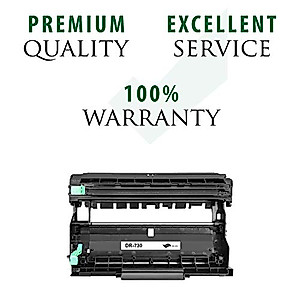 ReManufactured Toner Drum for DR-730 | Compatible Drum Replacement for Brother DCP-L2550DW, Brother MFC-L2710DW/L2730DW/L2750DW/L2750DWXL | Standard Yield Laser Printer by Premium Ink&Toner