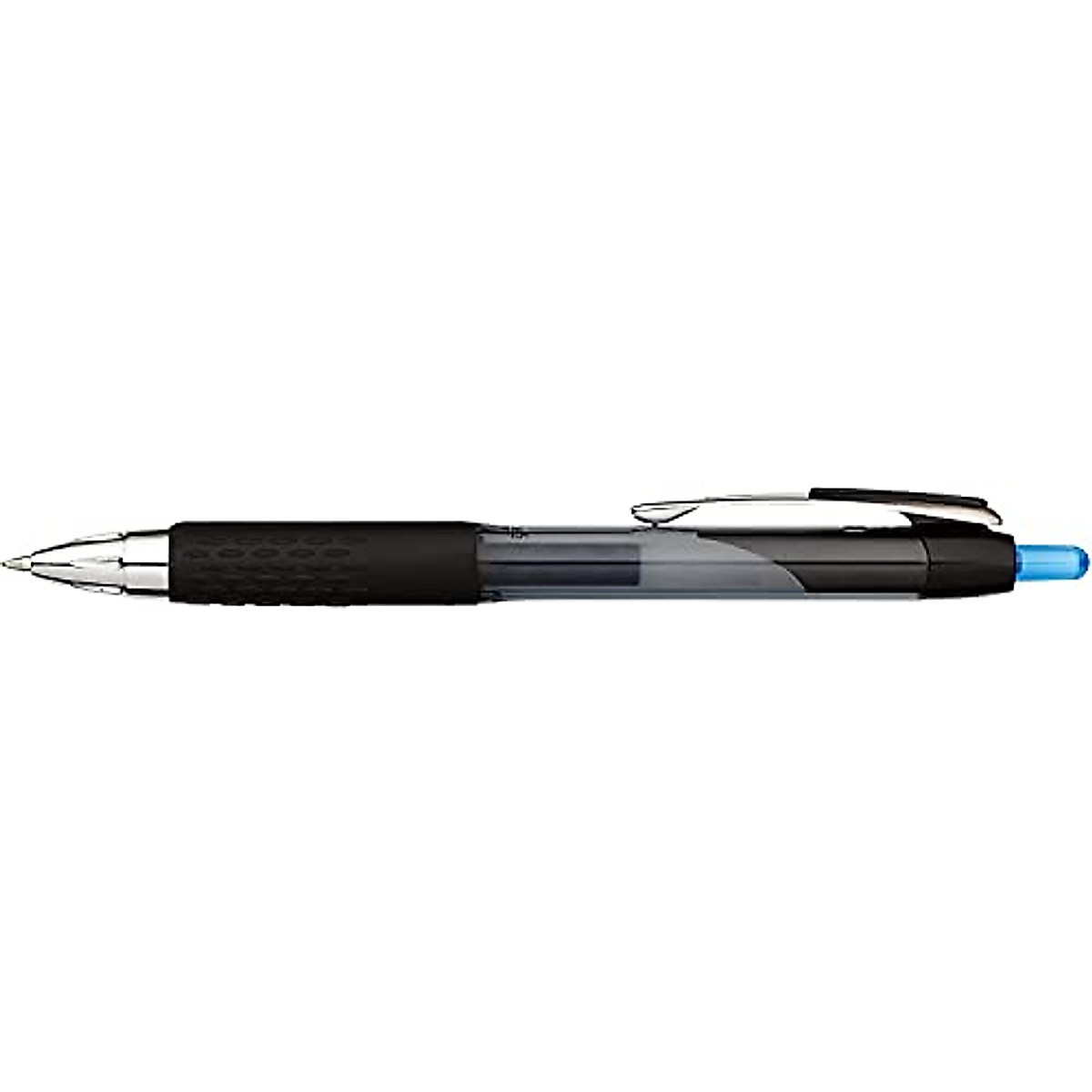 Uniball Signo 207 Retractable Gel Pens - Medium Point - 6 Black with 6 Blue Ink Pens (Total of 12 Pens)