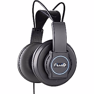 Fluid Audio Focus Headphone Mixing & Playback System with Software Bundle with Audiomate Headphones Stand and 2x Cable Ties