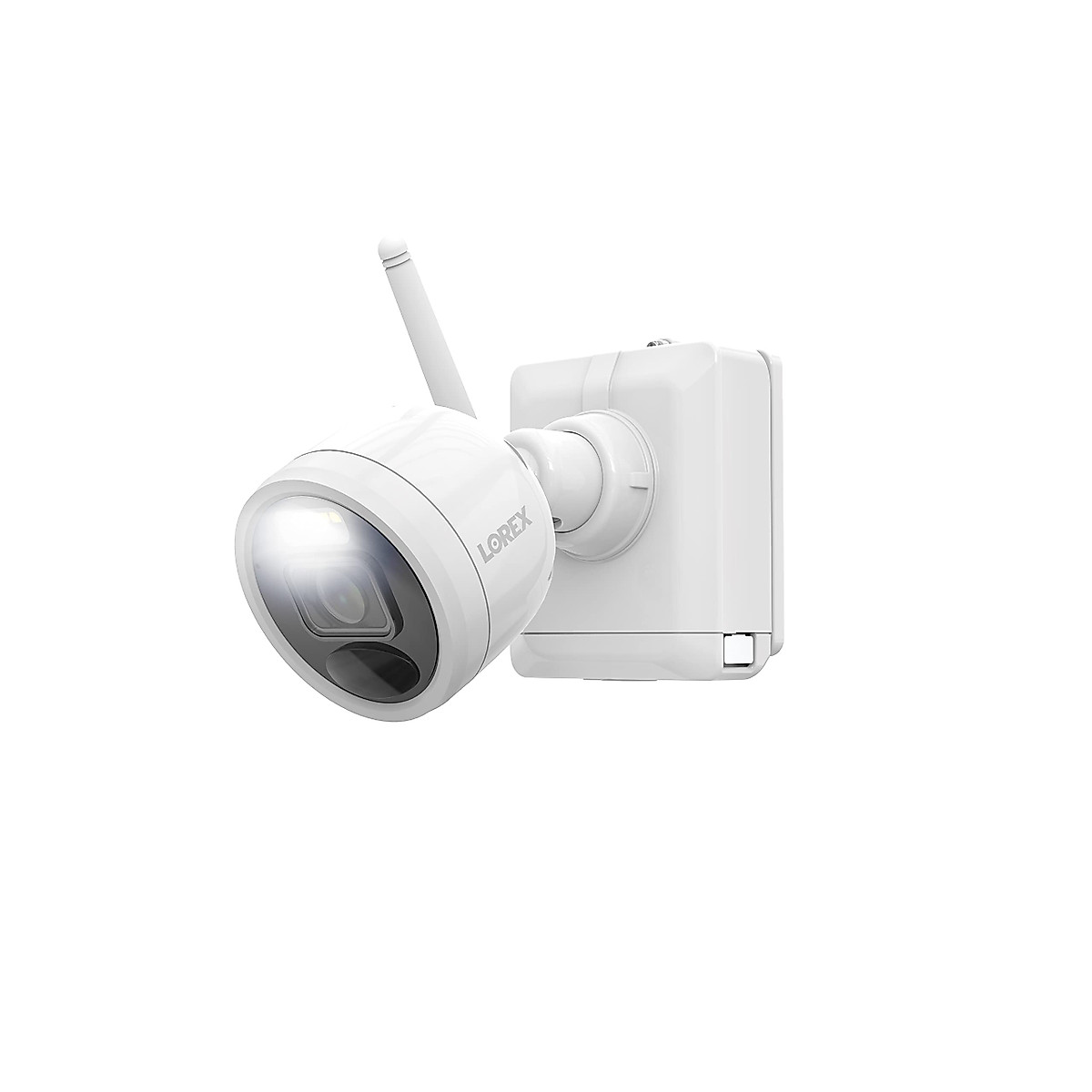 Lorex 2K Wire-Free Add-On Security Camera with Person Detection and Active Deterrence - 2-Pack [Requires Base]