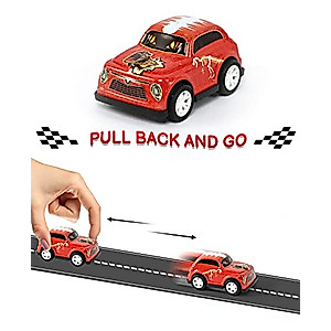 MONKLE 36 Pack Pull Back Cars, Friction Mini Toy Cars Fun Bulk Race Car Set for Kid Ages 3 4 5 6 Years Old, Boys and Girls Christmas Birthday Party Gifts, and Treasure Box Toys for Classroom