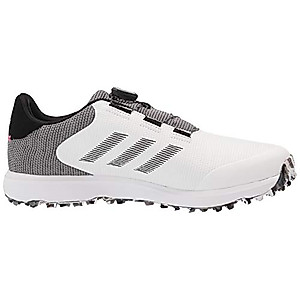 adidas mens Golf Shoe, White/Black/Grey, 10.5 US