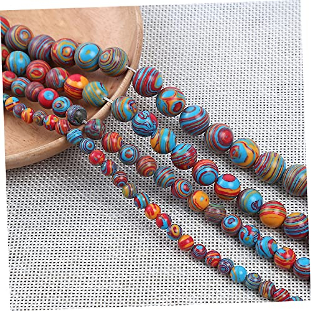 COHEALI 184pcs Natural Gemstone Beads Bracelet Beads Beaded Jewelry Loose Gemstones Beads DIY Accessories Kit Loose Beads Jewelry DIY Craft Beads Jewelry Making Bead Colored Stone Beads