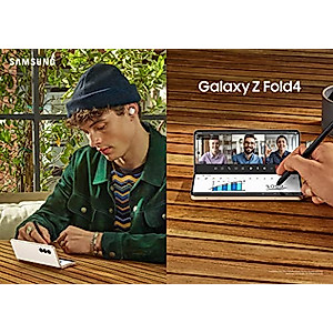 SAMSUNG Galaxy Z Fold 4 Cell Phone, Factory Unlocked Android Smartphone, 512GB, Flex Mode, Hands Free Video, Multi Window View, Foldable Display, S Pen Compatible, US Version, 2022, Phantom Black