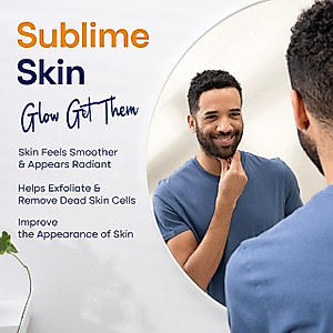 Derma Roller for Face - Beard Roller for Men - Scalp Roller for Men - Microneedle Roller - 0.3mm - Carrying Case Included - Skin Micro Needling Roller For HIM