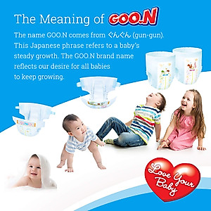 Elleair GOO.N Soft-fit Diaper for Boys, 28 Count, X28