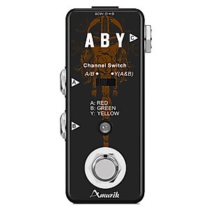 Amuzik Flanger Guitar Pedal for Analog Flanger Guitar Effect Pedals Classic Metallic Sounds Flanger Effects 2 Modes Filter&Normal with Mini Size Ture Bypass