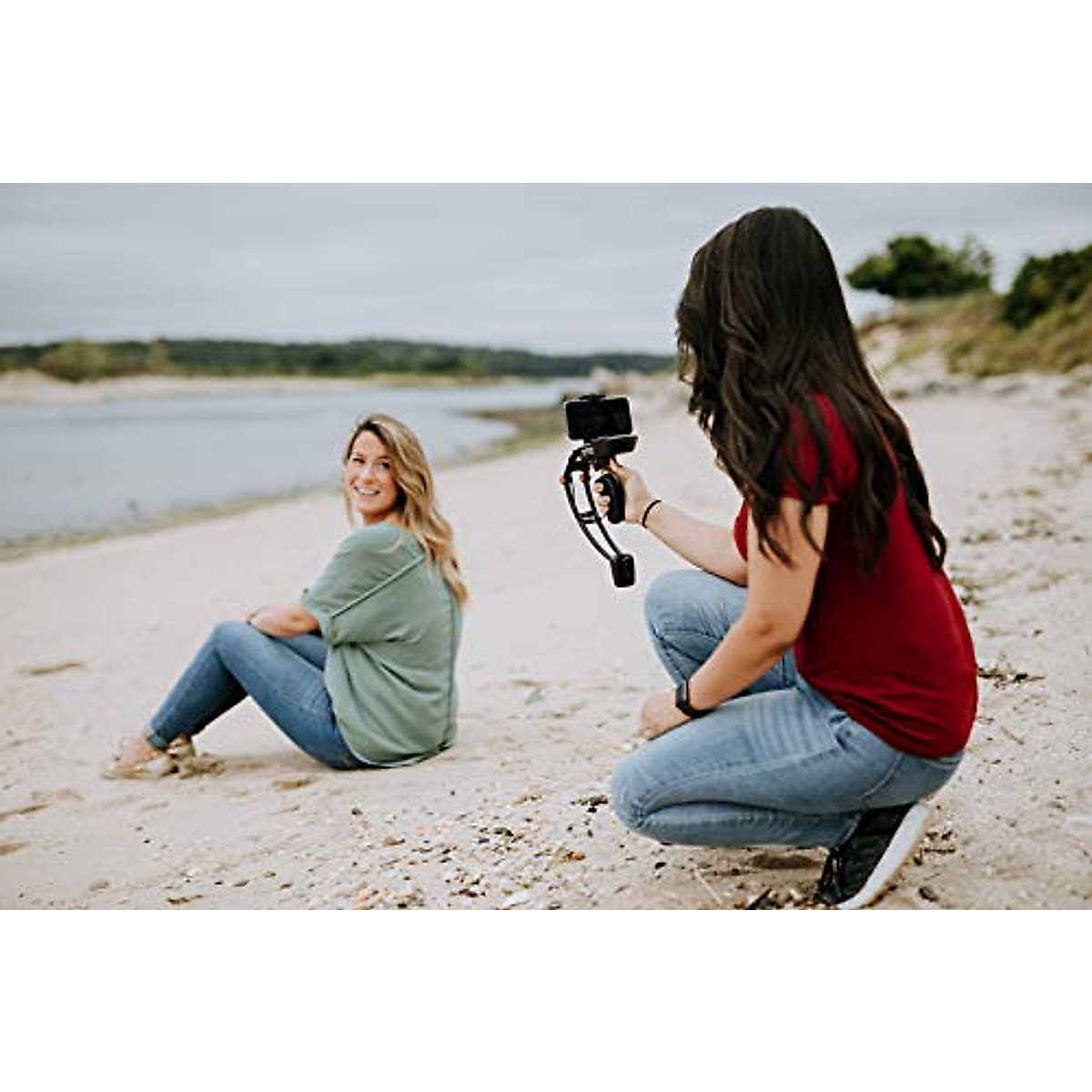 Steadicam Volt Electronic Handheld Gimbal Stabilizer for All IPhone XS, XS Max & XR, All Samsung S9/S9+ & GoPro Hero, Black, compact