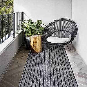Aminana Custom Sizes 2ft ~ 82ft Runner Rug 2ft x 6ft Indoor Outdoor Utility Carpet Runner,Area Rugs with Non-Slip Rubber Backing for Hallway Kitchen Entryway Balcony Garage Stair Laundry